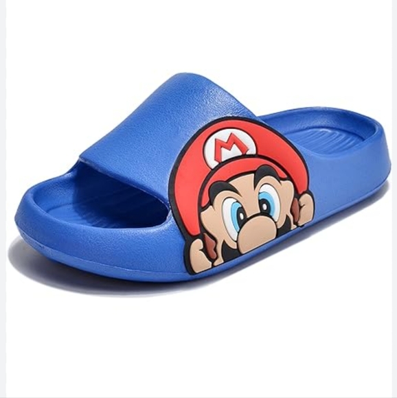 Nintendo | Shoes | Nintendo Mario Rubber Slides | Poshmark